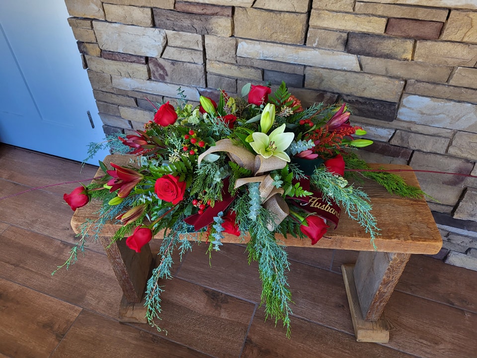 A Beautiful Memory Casket Piece - The Flower Bar